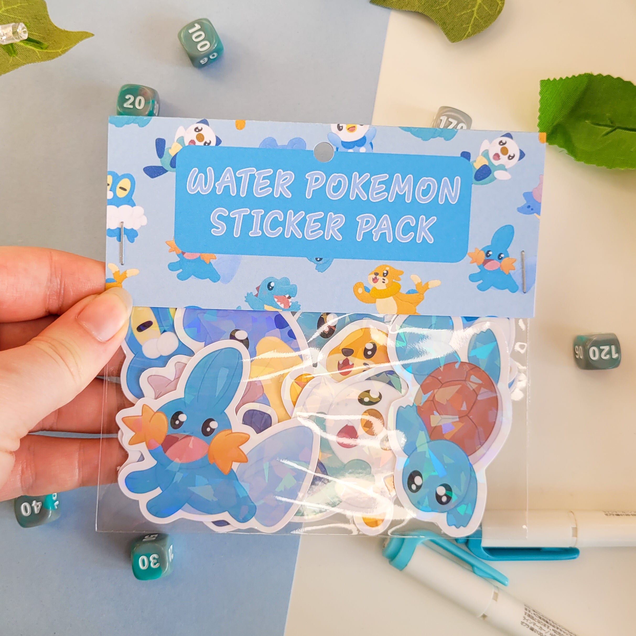 Water Type Pokemon Sticker Pack – OkuPoku